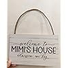 Amazon.com: Mimi's House Sign-Vintage Style Mimi's House Sign - A ...