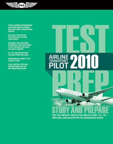 Buy Airline Transport Pilot Test Prep 2010: Study and Prepare for the ...