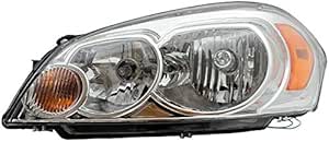 Amazon.com: DEPO 2006-2013 Chevy Imapala Headlight NSF Driver Side Left ...