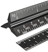 Amazon.com: Rena Chris Architectural Scale - 12" Aluminum Triangular ...