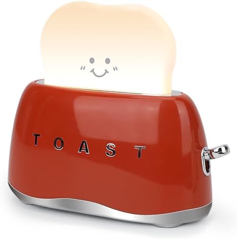 QANYI 2024 New Retro Decor Toaster Lamp,Imitate Stainless Steel Retro ...