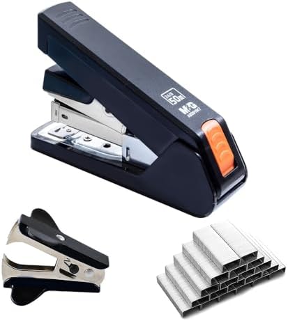 Amazon.com : M&G Desktop Stapler Effortless 25 Sheet Stapler, One ...