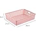 Amazon.com: Lawei 8 Pack Plastic Storage Baskets - Colorful Paper ...