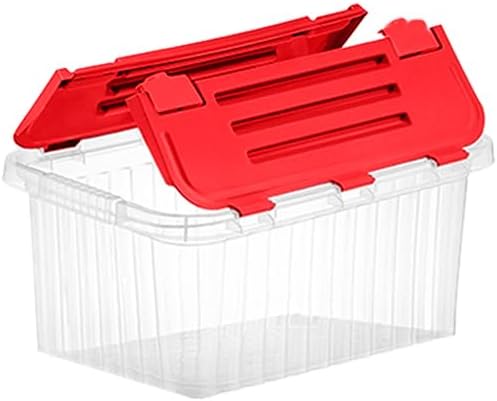 Amazon.com - Superio Christmas Storage Box with Red Hinged Lids ...