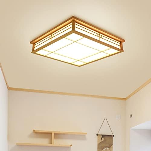 Japanese Style Solid Wood Ceiling lamp Chinese Living Room Lights ...