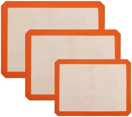 Amazon.com: XSSDPDC 3-Pack Non-Stick Silicone Baking Mats - Reusable ...