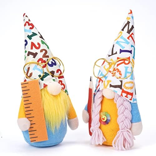 Amazon.com: WOKEISE Back to School Decorations Gnomes Plush, Teacher ...