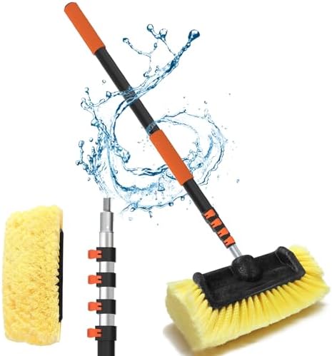 Amazon.com: Car Wash Brush, Car Duster Exterior Scratch Free 180 ...