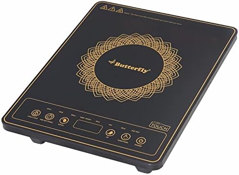 Buy Butterfly Turbo Touch 1800W Induction Cooktop, Black, Sealed, 1 ...