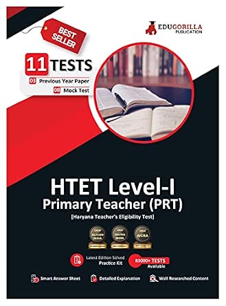 HTET Level-I Exam 2023 (English Edition) - Haryana Primary Teacher (PRT ...