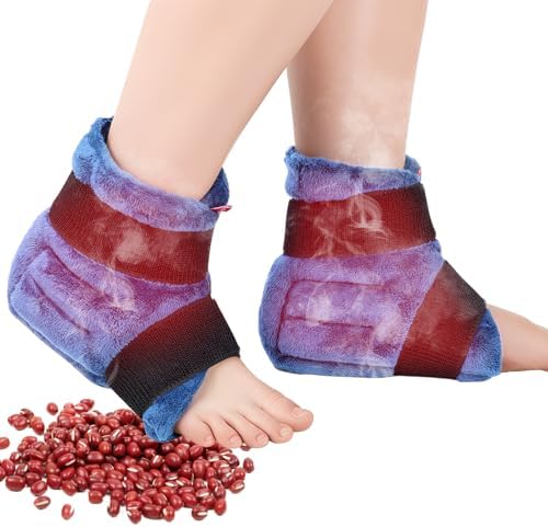 Ankle Foot Warmers Feet Heating Pads Microwavable Heated Slippers, FSA ...