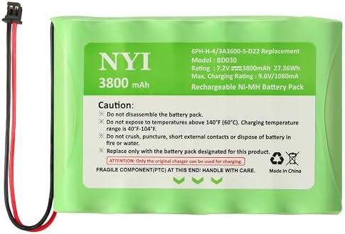 Amazon.com: NYI Upgraded 3800mAh Battery Compatible with DSC IMPASSA ...