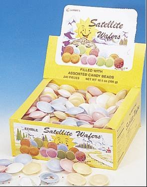 Amazon.com : Satellite Wafers Flying Saucers Candy Old Fashioned 240 ...