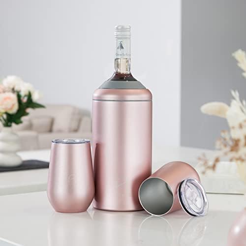 Wine Chiller Gift Set– Large Premium Iceless Cooler – Ideal for 750ml ...