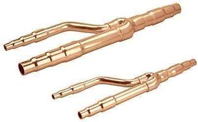 Amazon.com: Copper VRV VRF Air Conditioner Y Branch, Y Joint, Branch Piping, Refnet Pipe, Joint ...