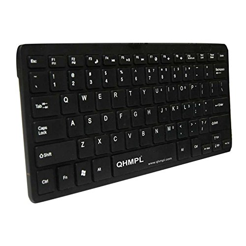 Amazon.in: Buy QHMPL QHM7307 Mini Slim Multimedia Keyboard (Black ...