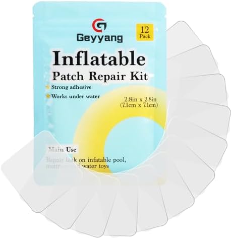 Amazon.com : Breliter Inflatable Patch Repair Kit - Waterproof TPU Pool ...