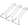 Amazon.com: Dianoo Wine Glass Rack Under Cabinet Hanging Wire Stemware ...