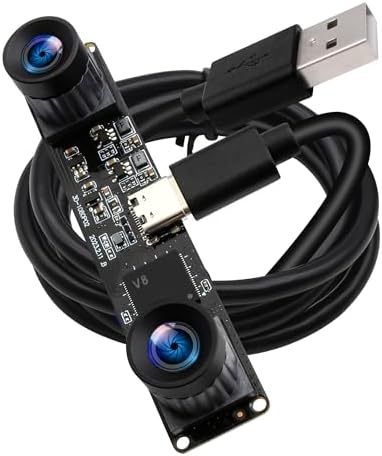 60fps 3D Stereo Synchronization USB Camera Module ELP 4MP 85Degree No ...