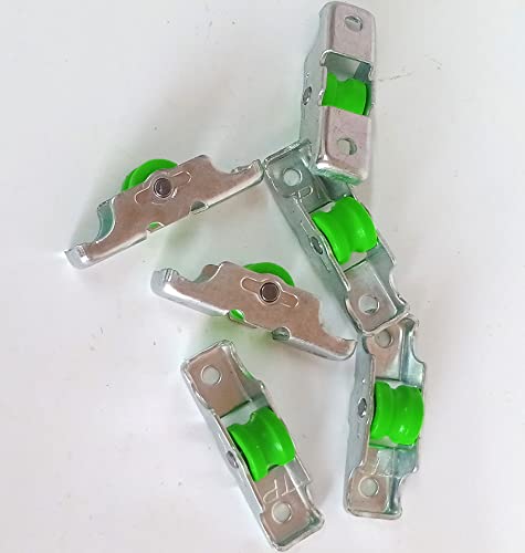 Aluminium Window Wheel (Green) (6 Pcs) 13mm : Amazon.in: Industrial ...