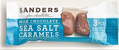 Amazon.com : Sanders Milk Chocolate Sea Salt Caramels : Grocery ...