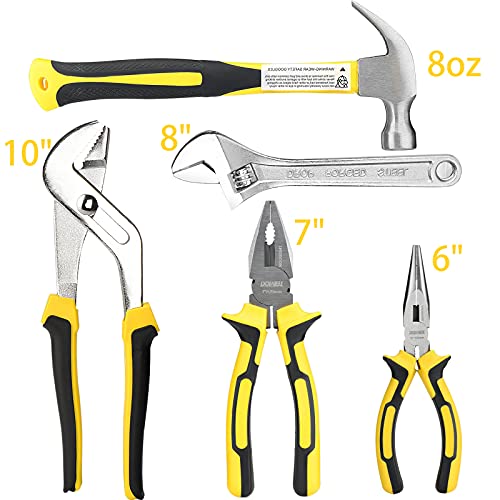 Snapklik.com : DOWELL Tool Set Tool Kit 19-Piece Household Tool Kit Set ...