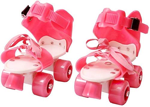 TITATO Pink Skates, let The Girls Follow her Passion Adjustable Quad ...