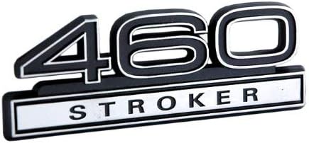 Amazon.com: 460 7.5L V8 Stroker Engine Emblem with Black & Chrome Trim ...