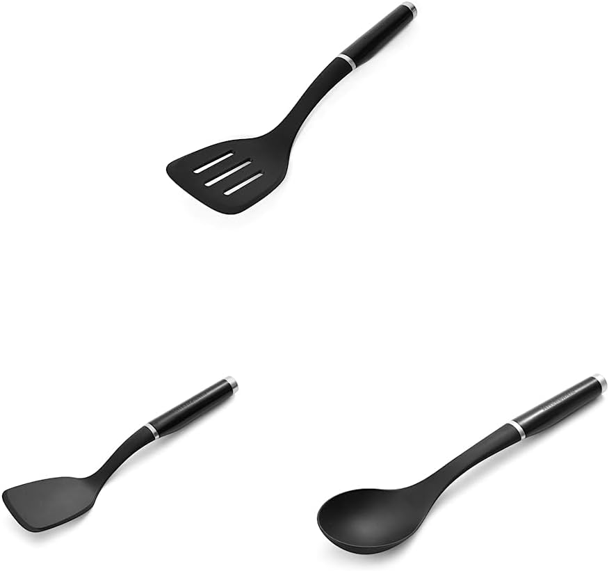 Amazon.com: KitchenAid Slotted Turner & Basting Spoon, 13.66-Inch ...