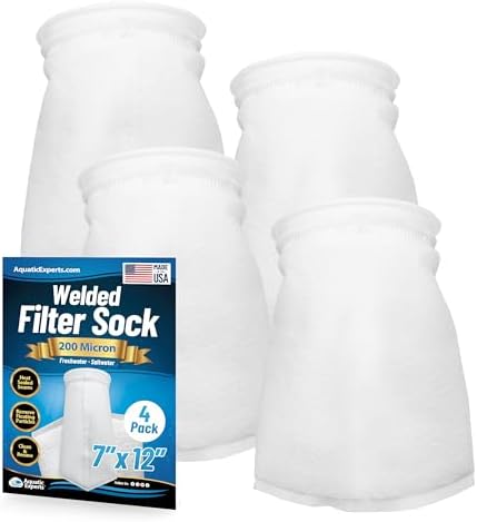 Amazon.com : Aquatic Experts 7 inch Ring Filter Socks 200 Micron ...