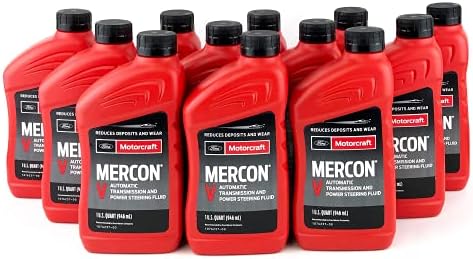 Motorcraft MERCON LV Automatic Transmission Fluid (ATF) **12 Quart Case ...