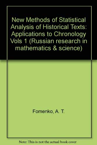 Buy Applications to Chronology (Vols 1) (Russian research in ...