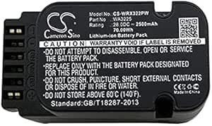 RWMM 2500mAh Replacement Battery Compatible with Worx WA3225, WA3226 ...