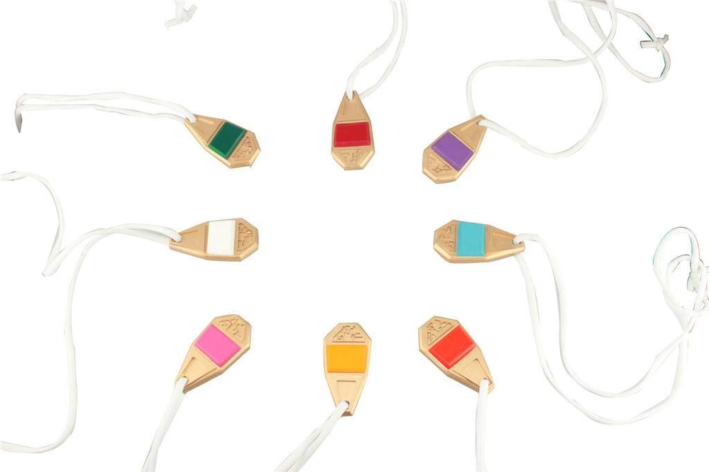 Buy Mtxc Digimon Adventure Cosplay Digivice Crest Brown Online at ...