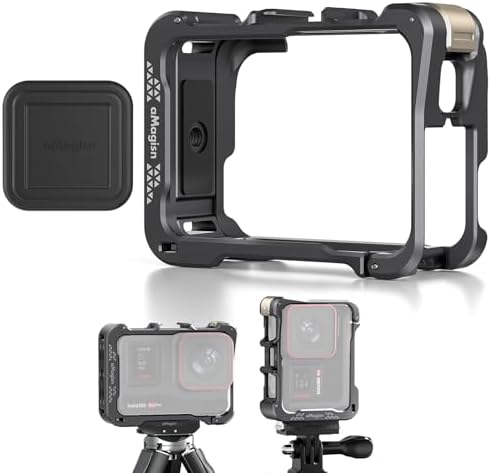 Amazon.com : aMagisn Quick Release Metal Frame Cage for Insta360 ...