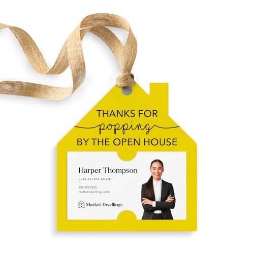 Amazon.com: "Thanks for Popping By the Open House" | House Shaped Pop ...
