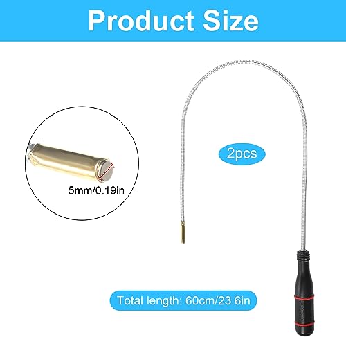 Flexible Magnetic Pickup Tool, Magnet Stick with 50cm Flexible ...