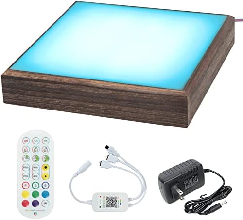 Amazon.com: VIEWAY LED Light Base Square Display Stand for Glass ...