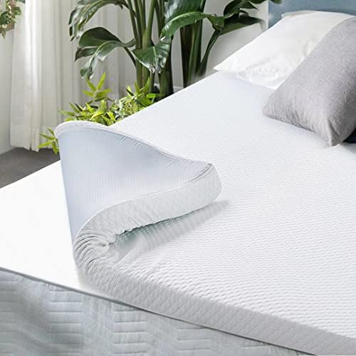 ORTHOMTEX 3 Inch Cooling Gel Memory Foam Mattress Topper King Size Bed ...