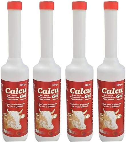Calcu Gel 300 GM Veterinary Calcium Gel for Cow, Buffalo & Cattle ...