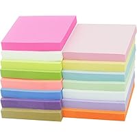 Amazon.com : 4A Sticky Notes,3 x 3 Inches,Neon Assorted,15 Colors,100 ...