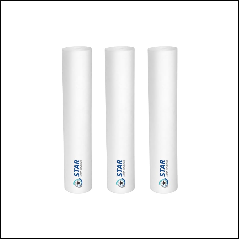Star Filters 20" x 2.5" Slim High Density Spun Pre-Filter (5 Micron PP ...