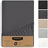 Hausfelder® Fitted Sheet Topper 90 x 200 cm to 100 x 200 cm - 100% ...