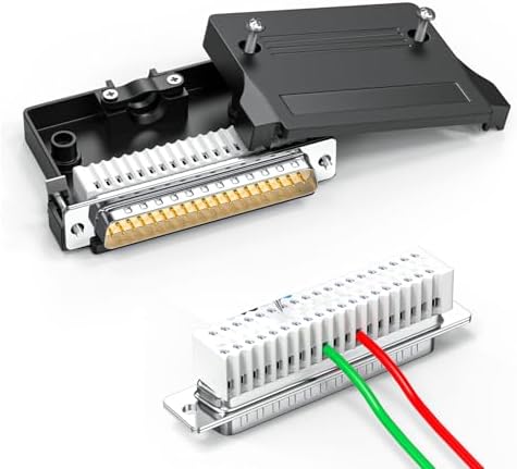 Amazon.com: JUXINICE Small DB37 Male Breakout Connector Solderless, D ...