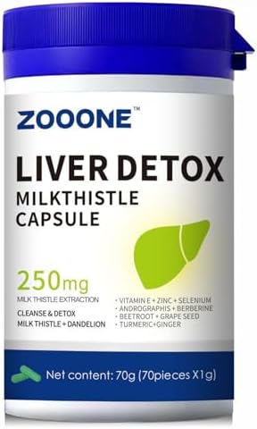 Amazon.com: zooone- Liver Cleanse Detox & Repair, Milk Thistle ...