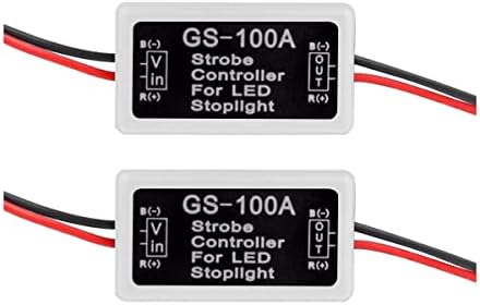 Amazon.com: Moioee Car Flash Strobe Controller, 2PCS 12-30V LED Brake ...