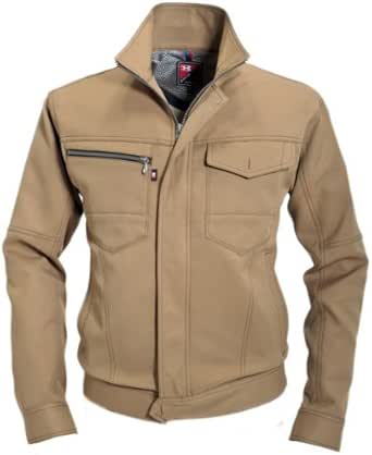 Amazon.co.jp: バートル（BURTLE） 作業ジャンパー 長袖ブルゾン ジャケット 秋冬 bt-7081-b キャメル 3L : ファッション