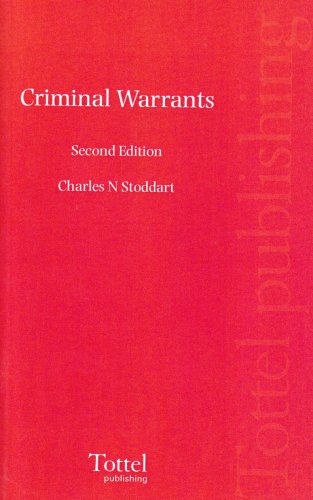 Amazon.com: Criminal Warrants: 9781845925208: Stoddart, Charles N: Books