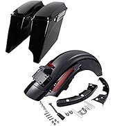 Amazon.com: TCMT Hard Saddlebags & Liners Carpet Insert + Rear Fender ...