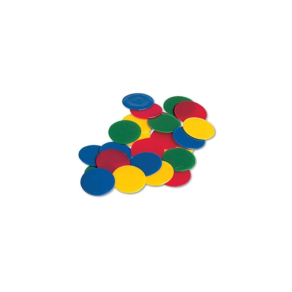 Buy hand2mind Plastic Solid Bingo Chips, Chips for Games, Counting ...